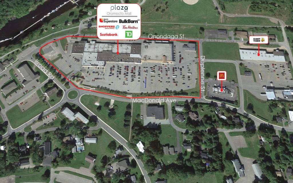Oromocto Mall_Map – Plaza Reit